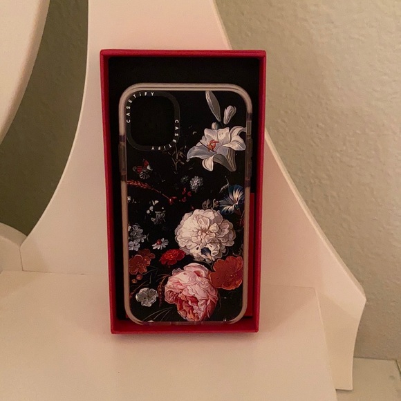 Casetify | Accessories | Casetify Dark Floral Bouquet Iphone 1 Case ...